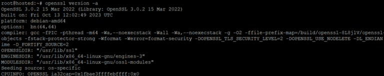 How To Check The OpenSSL Version Number