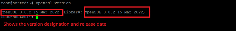 How To Check The OpenSSL Version Number