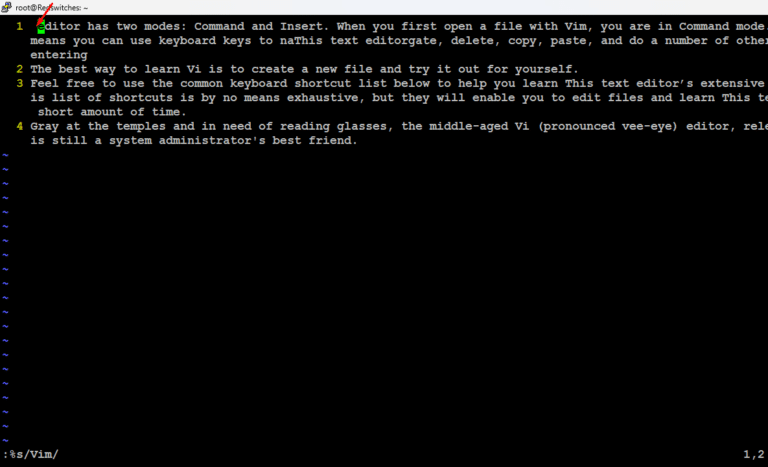 Easily Find And Replace Vim And Vi