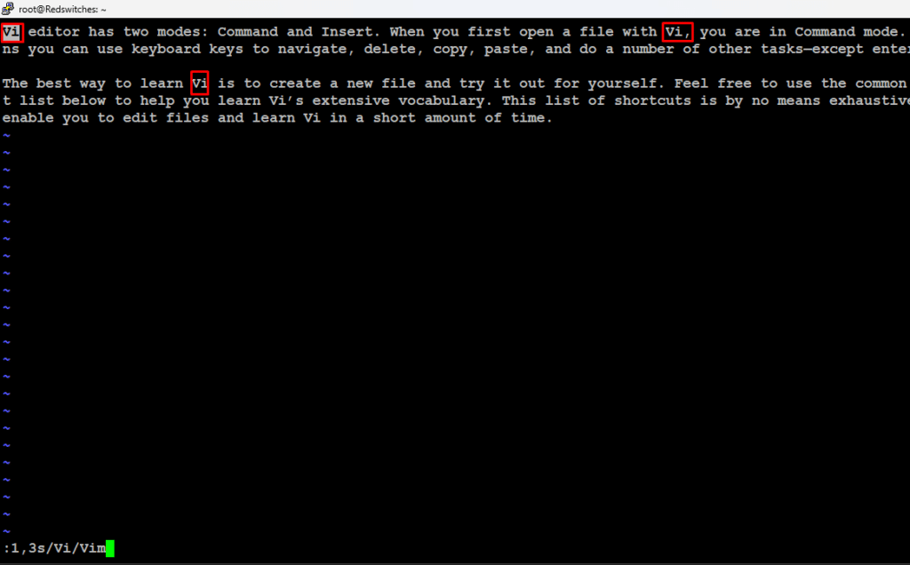 Easily Find And Replace Vim And Vi