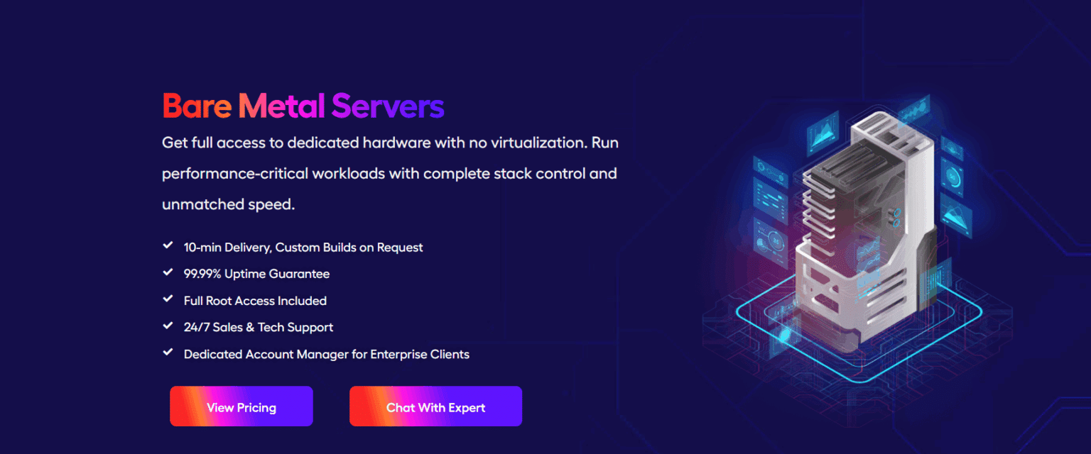 Top 13 Bare Metal Server Providers