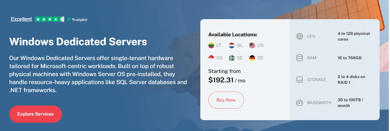 Best Windows Dedicated Server Hosting Providers 2026